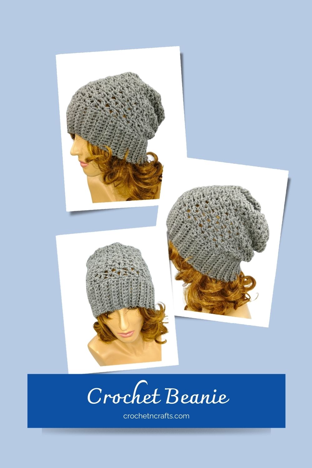 Blossom Stitch Crochet Beanie - CrochetNCrafts