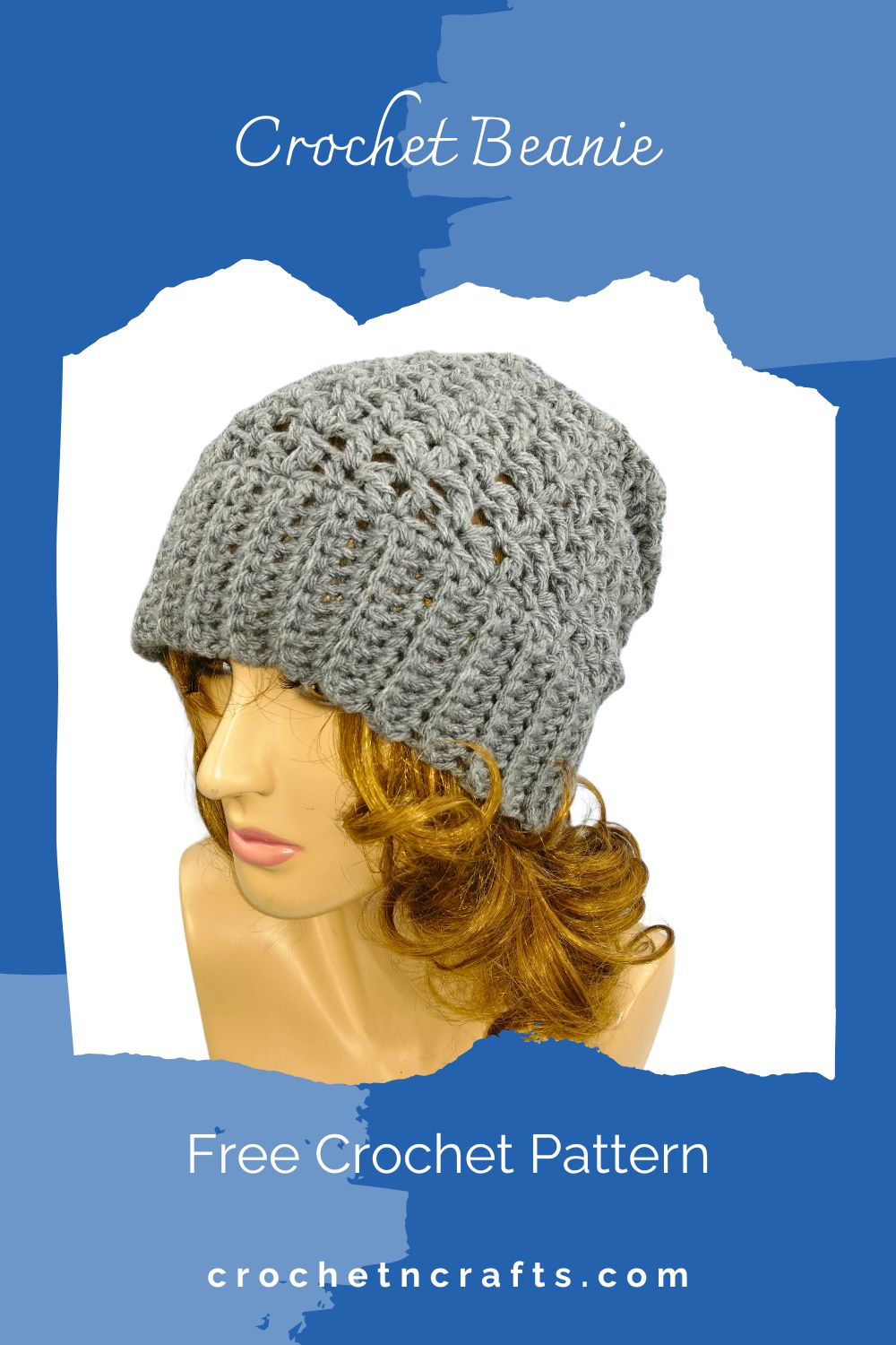 Blossom Stitch Crochet Beanie - CrochetNCrafts