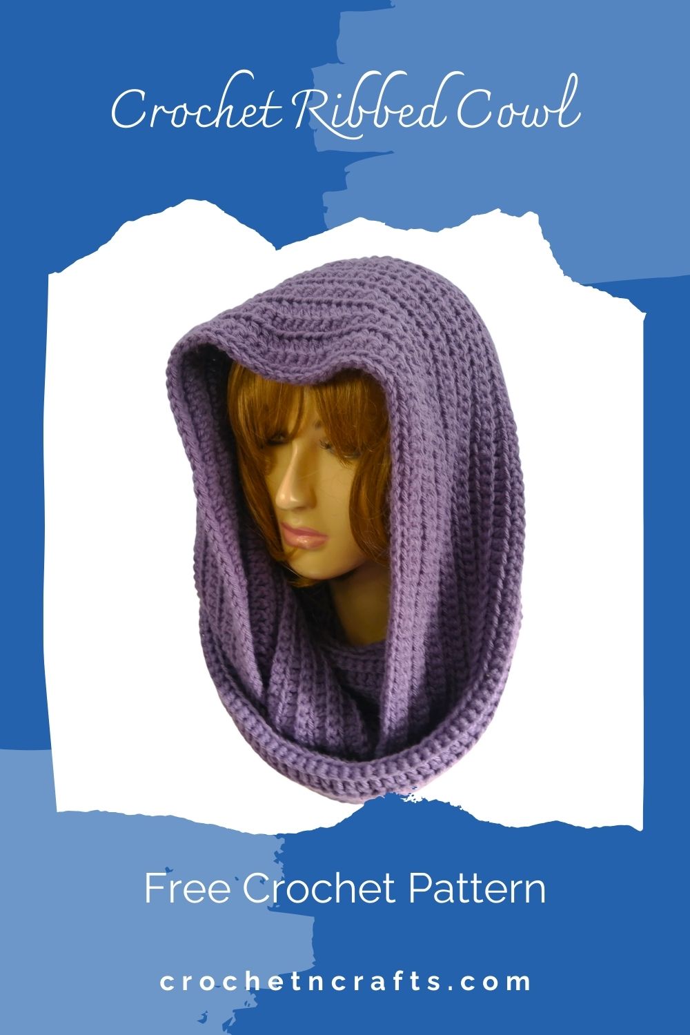 Single and Double Crochet Ribbed Cowl - CrochetNCrafts