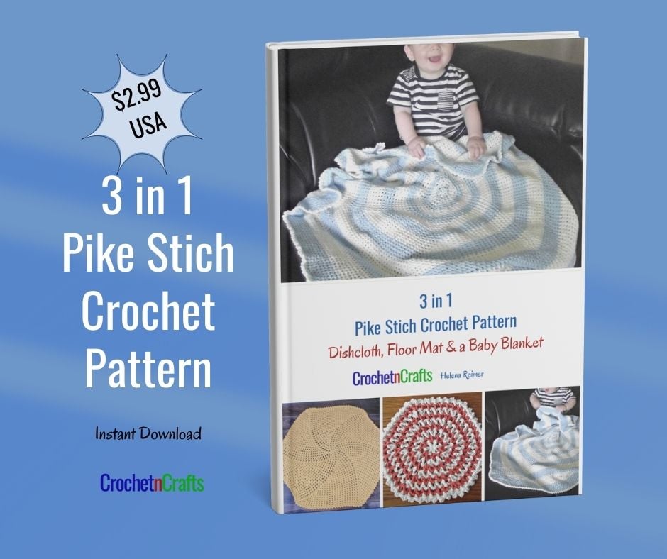 ESC Round Baby Blanket Crochet Pattern - CrochetNCrafts