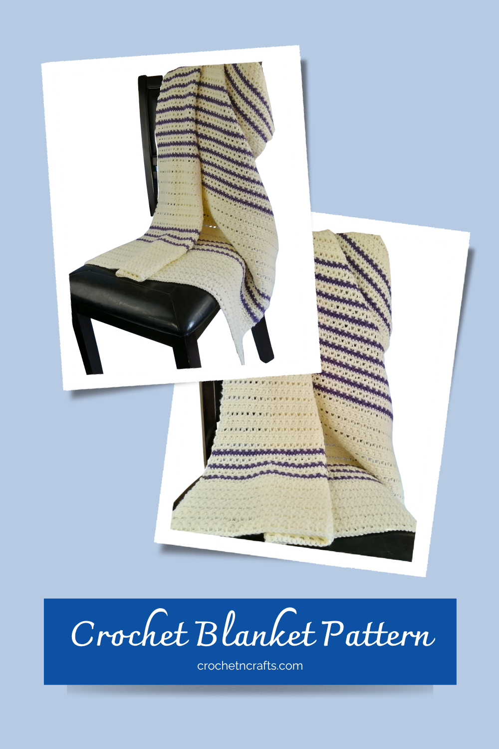 Crochet Blanket Pattern - Ambler - CrochetNCrafts