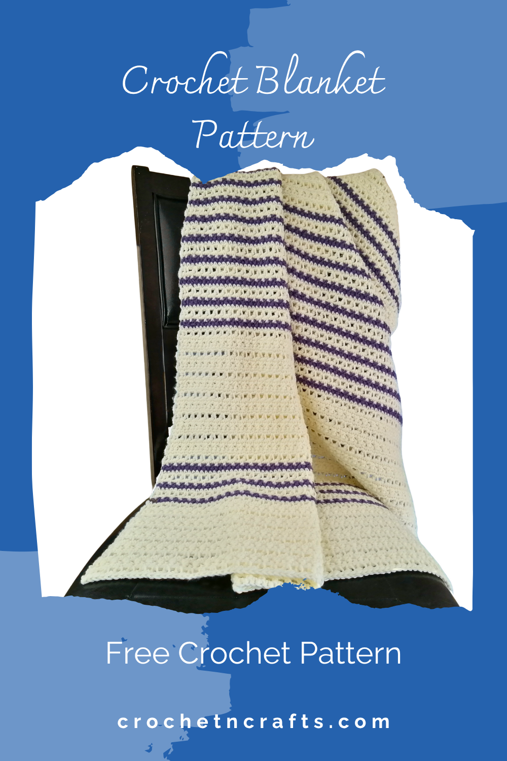 Crochet Blanket Pattern - Ambler - CrochetNCrafts