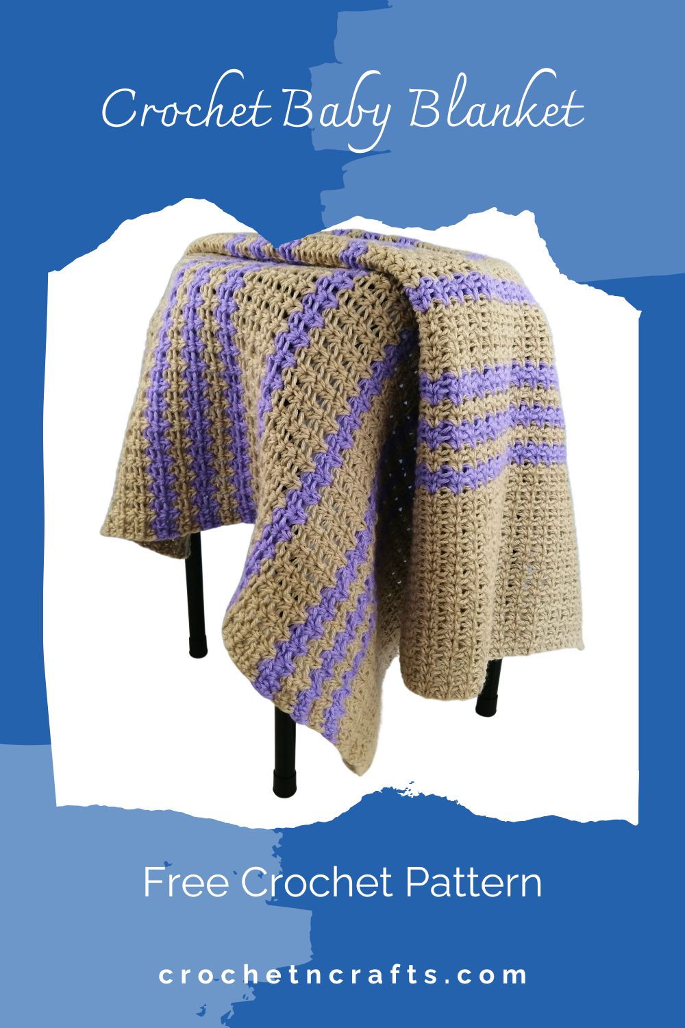 Crochet Baby Blanket Pattern - Pretty Simple - CrochetNCrafts