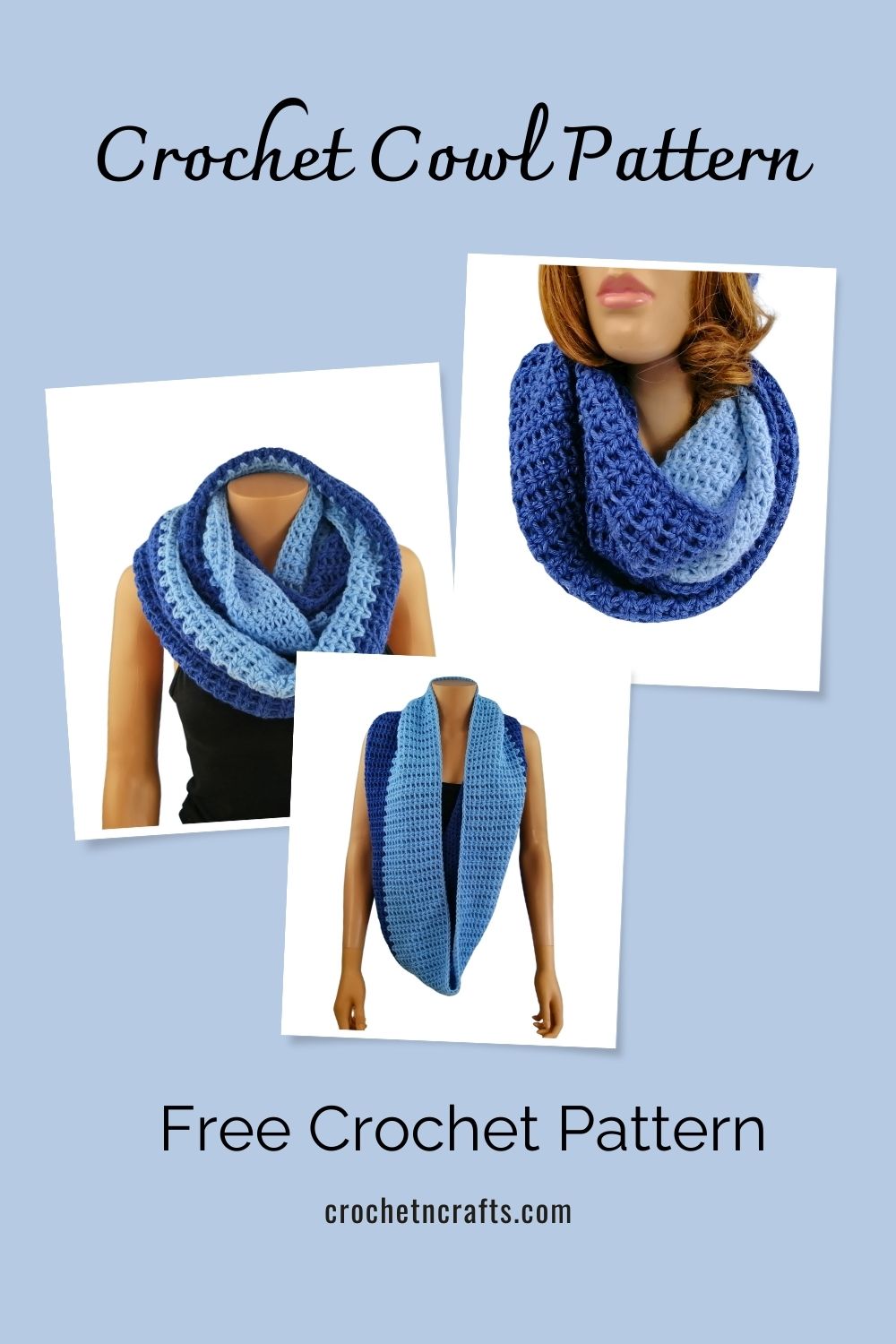 Pretty Simple Crochet Cowl Pattern - CrochetNCrafts
