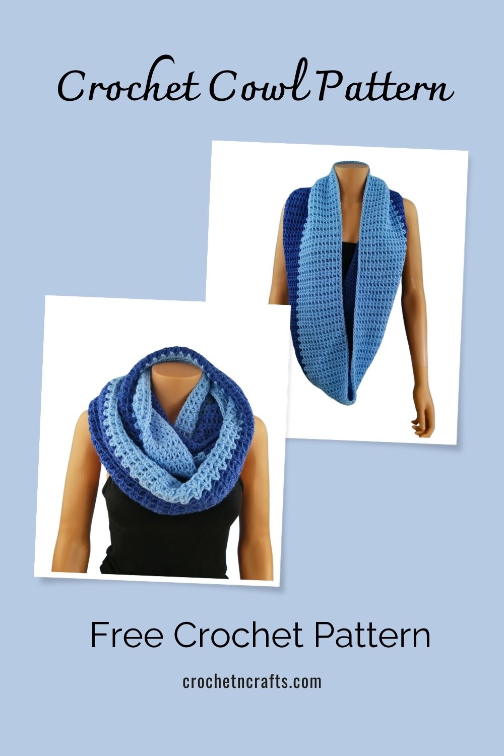 Pretty Simple Crochet Cowl Pattern - CrochetNCrafts