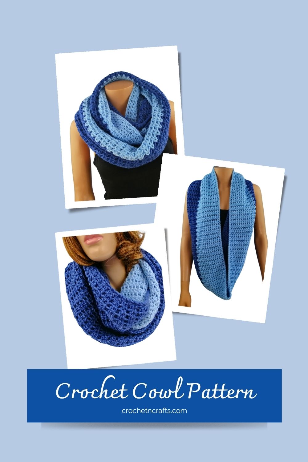 Pretty Simple Crochet Cowl Pattern - CrochetNCrafts