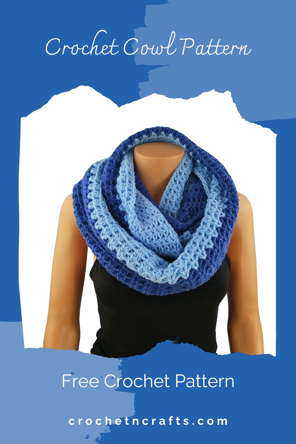 Pretty Simple Crochet Cowl Pattern - CrochetNCrafts