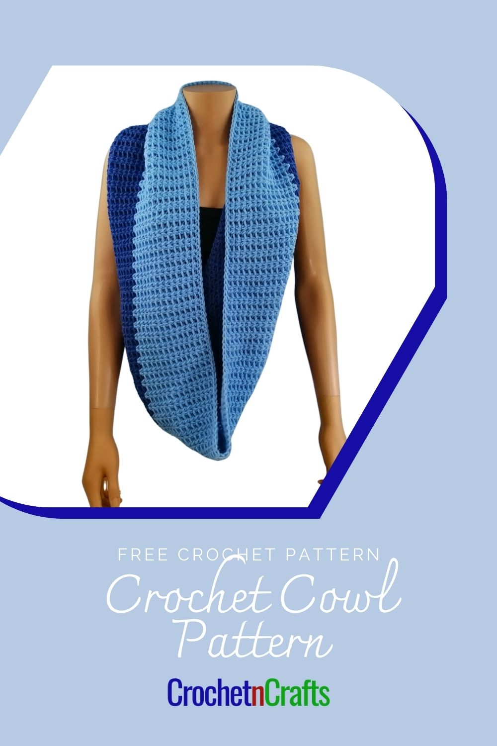 Pretty Simple Crochet Cowl Pattern - CrochetNCrafts