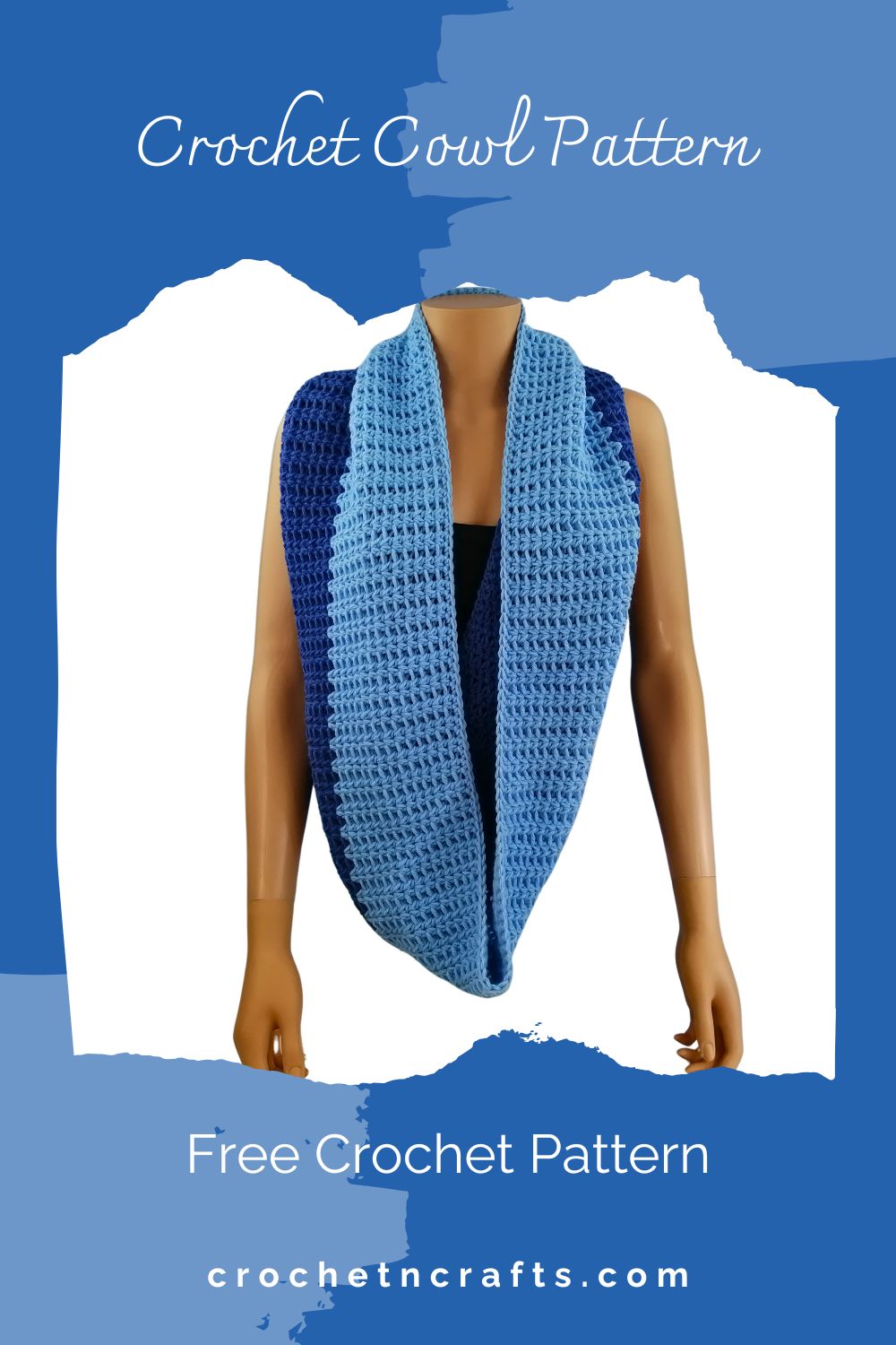 Pretty Simple Crochet Cowl Pattern - CrochetNCrafts