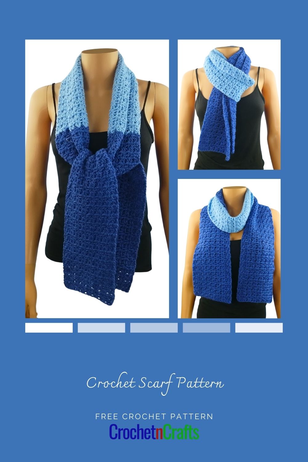 Pretty Simple Crochet Scarf Pattern - CrochetNCrafts