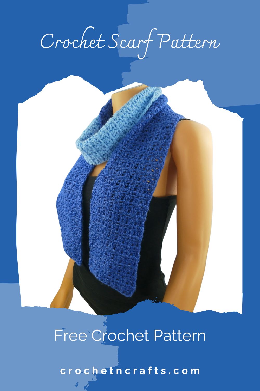 Pretty Simple Crochet Scarf Pattern - CrochetNCrafts